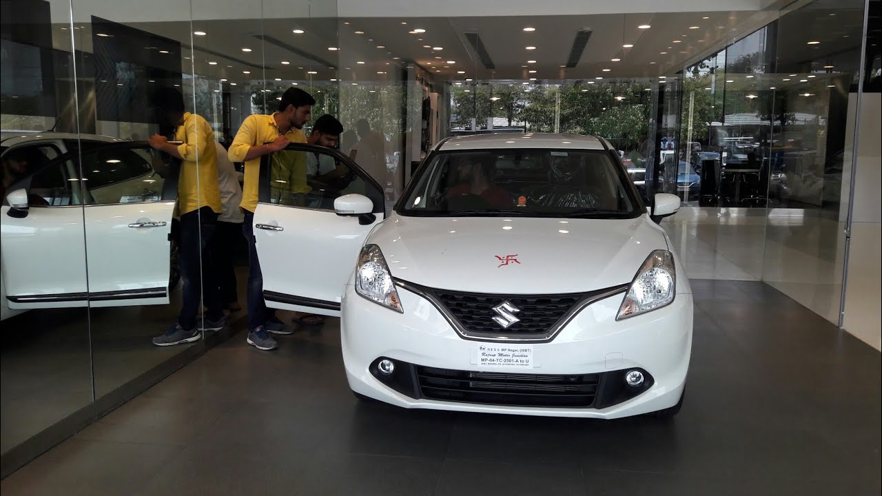 Taking Delivery Of white baleno Car | Nexa Baleno | 2018 | - YouTube