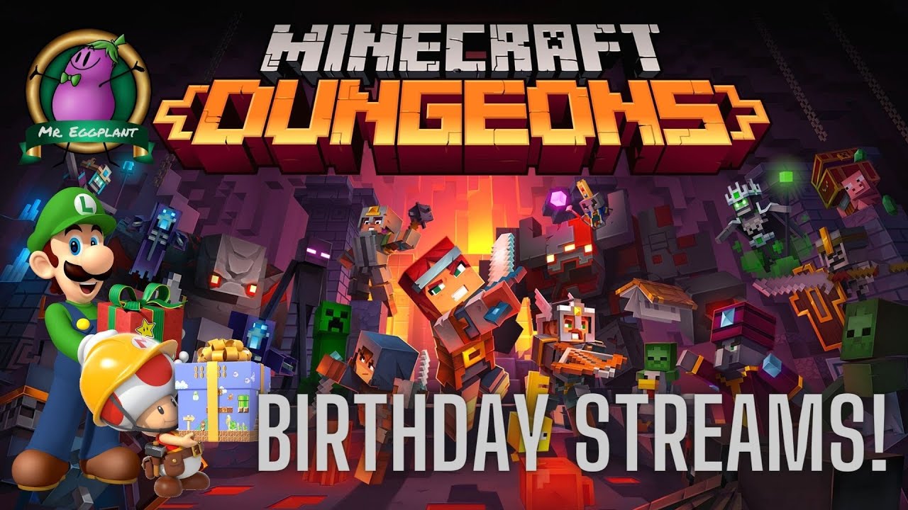 Minecraft Dungeons Birthday Week Streams! - YouTube