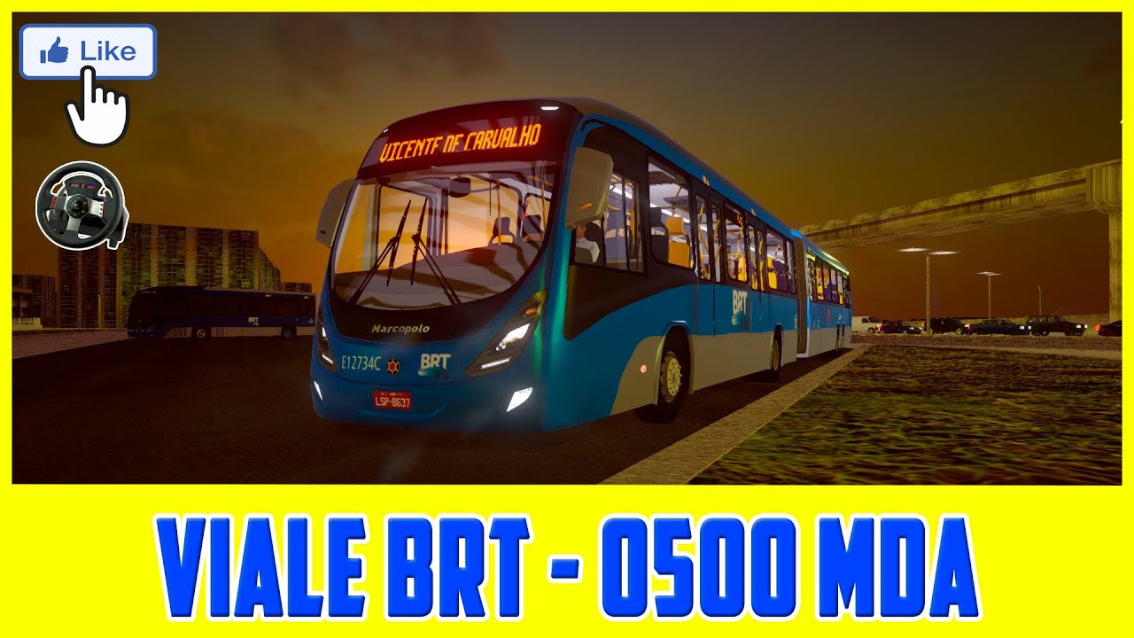 [PBS] BRT SIMULATOR - FUNDÃO X VICENTE DE CARVALHO PARADOR - VIALE BRT - NORMANDY MOBI RIO - YouTube