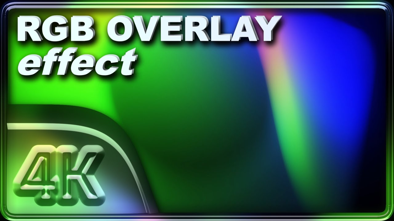 4K VFX Animation Color Overlay | Video Post Fx | 230331 B //SAMPLE ...