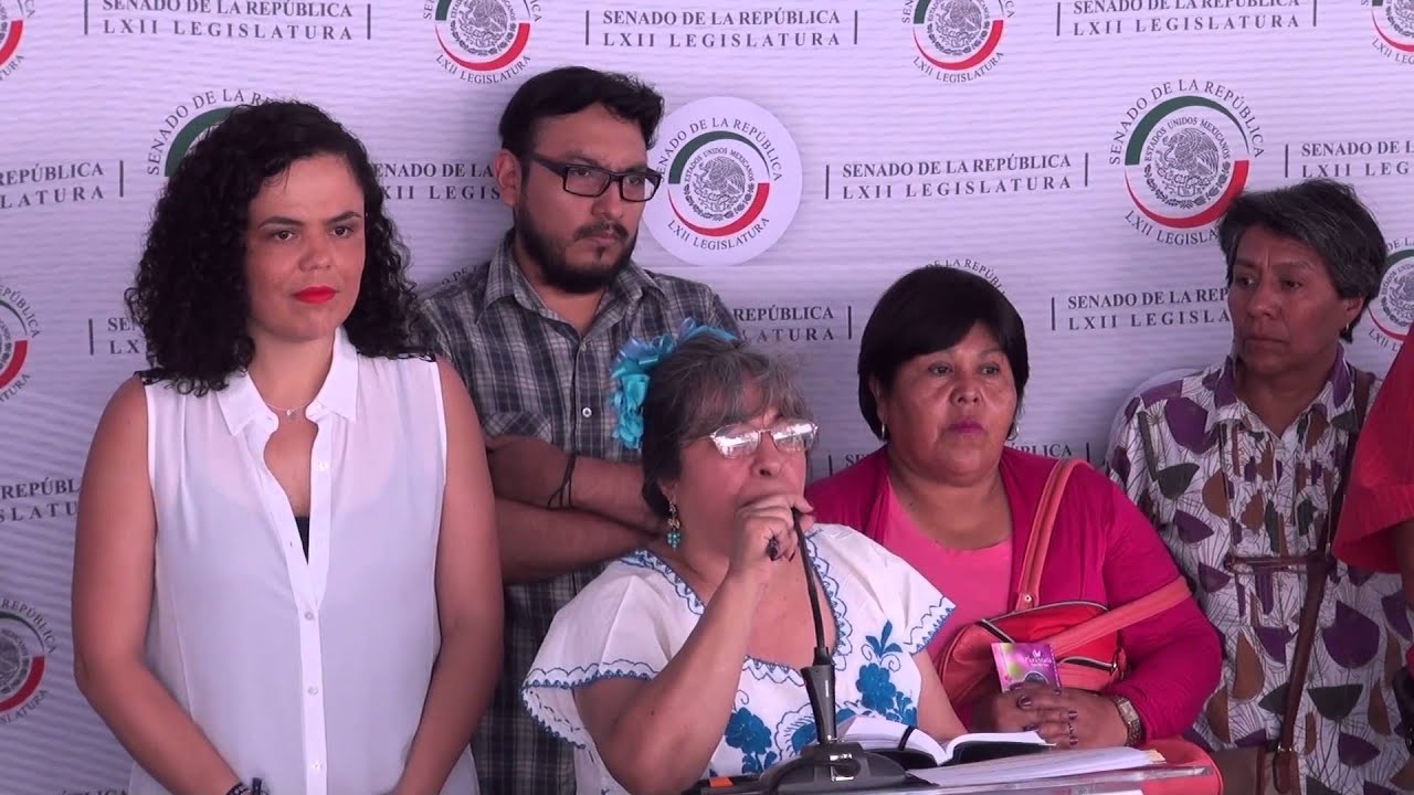 Conferencia de Prensa con vecinos del pueblo Santiago Ahuizotla ...