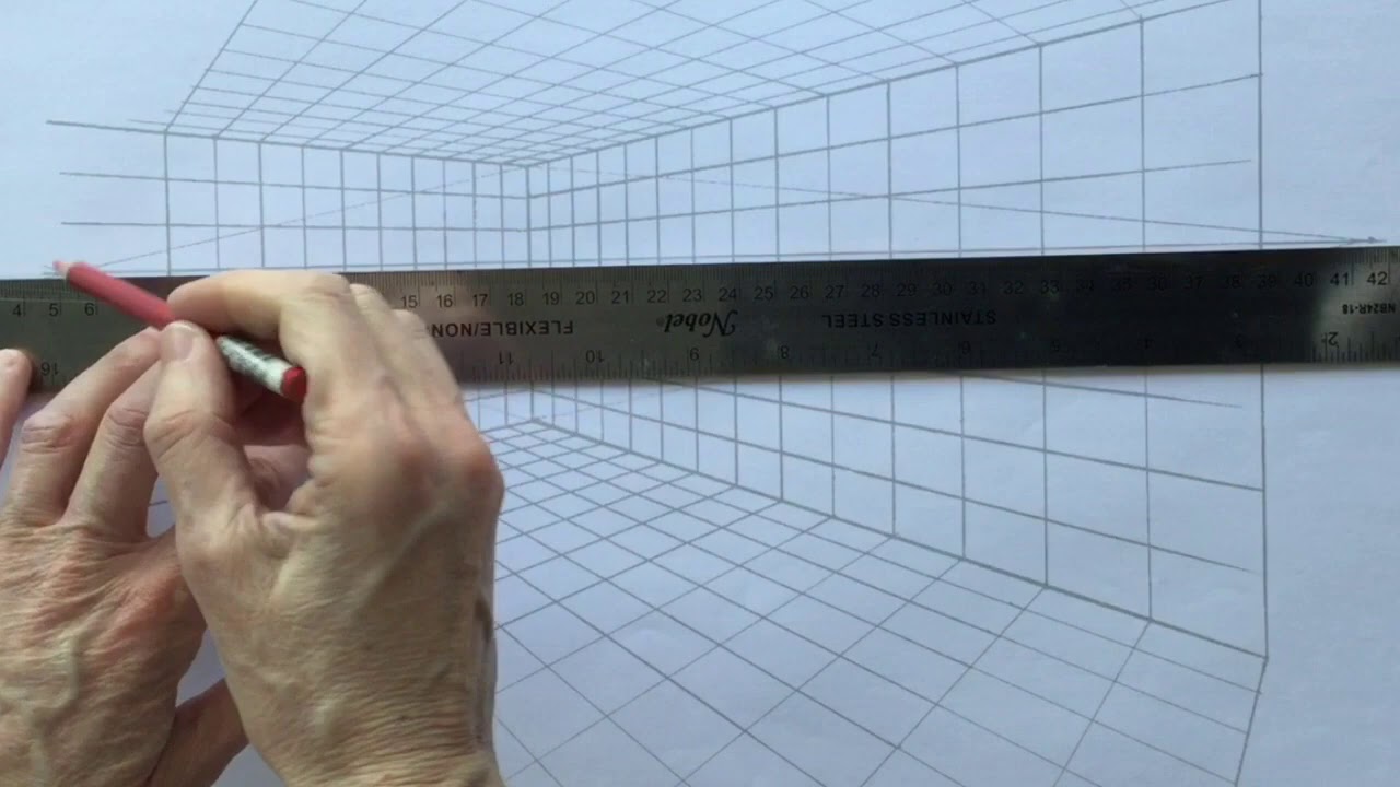 Warm up HOW TO USE THE TWO POINT PERSPECTIVE GRID - YouTube