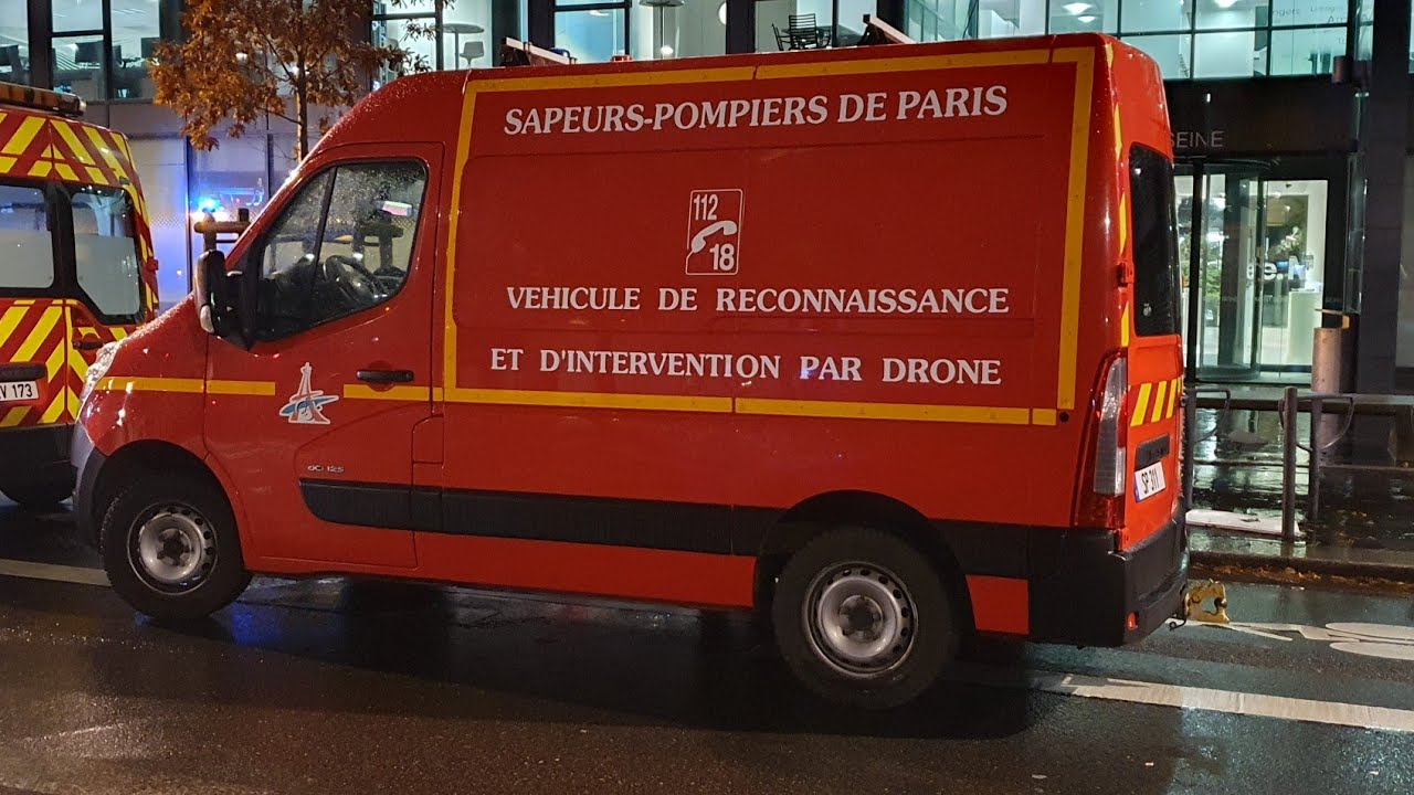Pompiers de Paris FPTL EPAN CD VPS DUSTER En urgence Paris Fire Dept ...