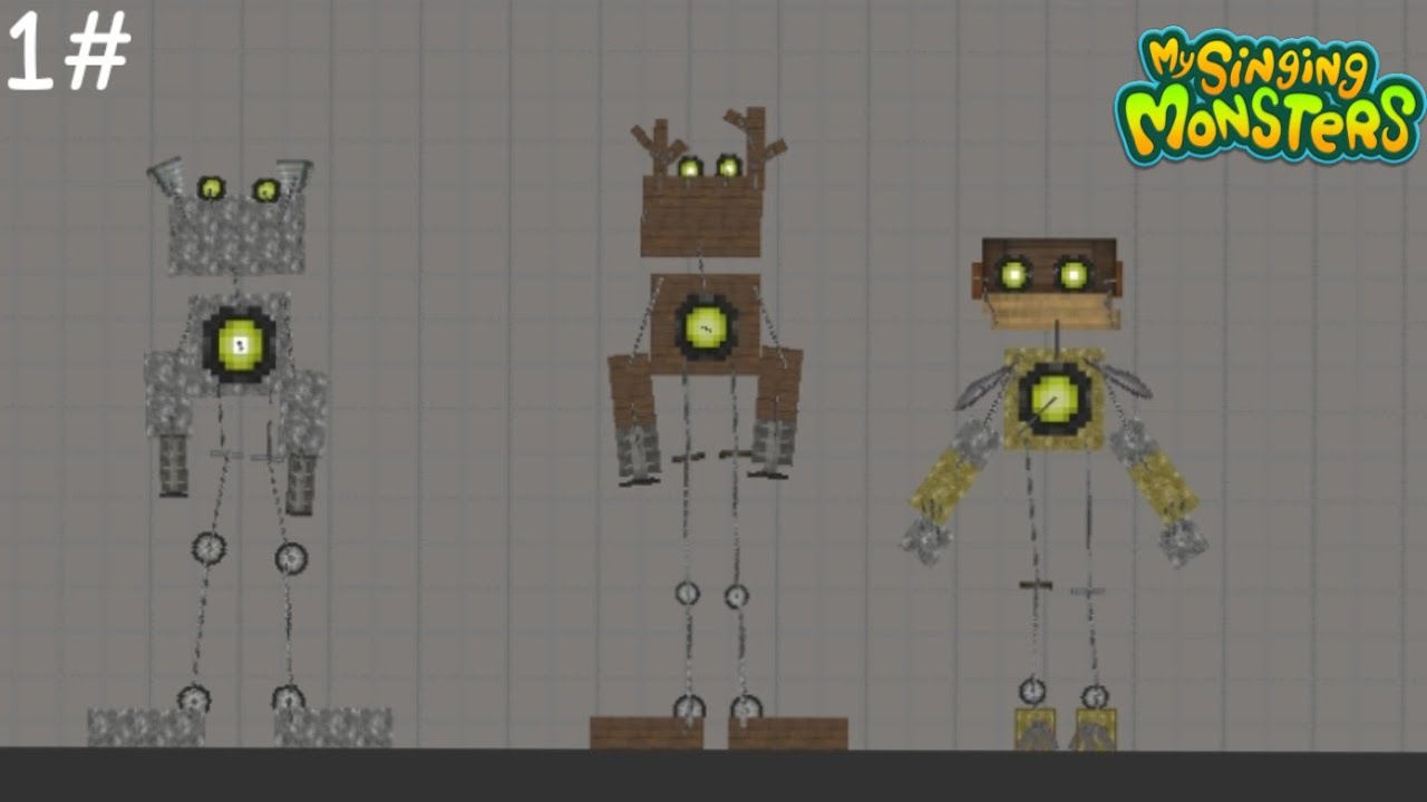 My singing monster all wubbox (Melon playground) - YouTube