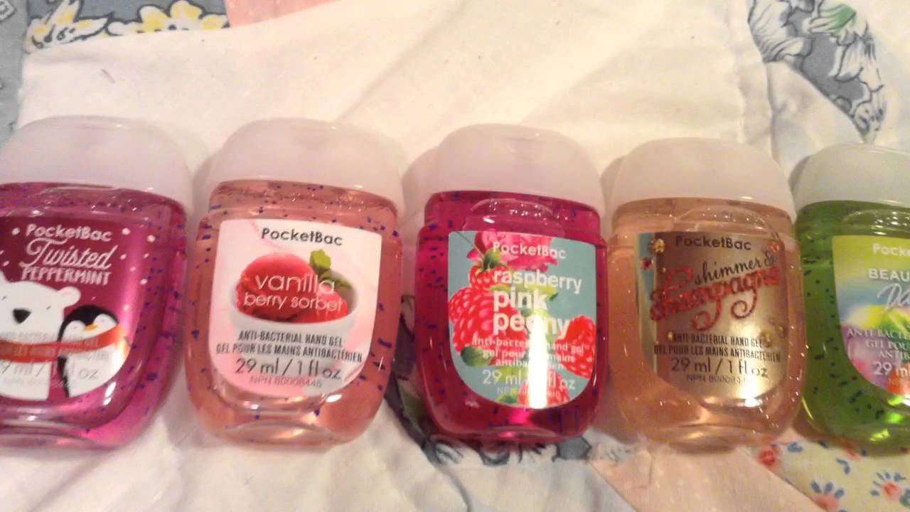 My hand sanitizer collection - YouTube