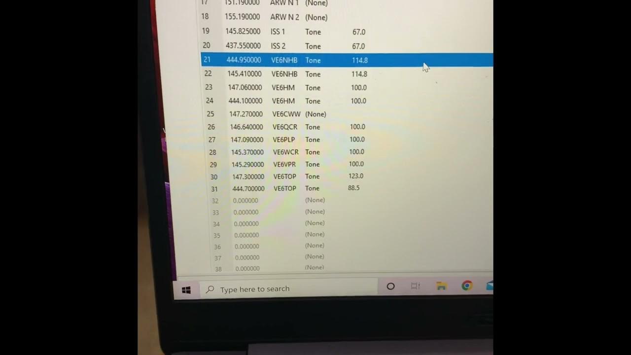 Baofeng UV5R programming with #Chirp - YouTube