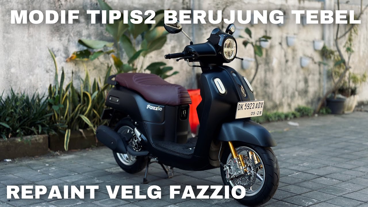 SELESAI PROJECT FAZZIO PROPER | REPAINT VELG FAZZIO PROPER JADI WARNA ...