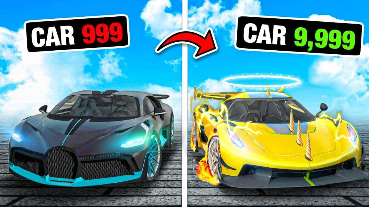 Upgrading GOD CARS To SUPERGOD CARS In EXTREME CAR DRIVING SIMULATOR ...