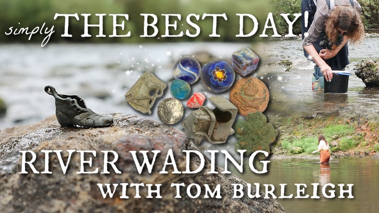 Mudlarking With Tom Burleigh! The BEST DAY On The River! SILVER Found ...