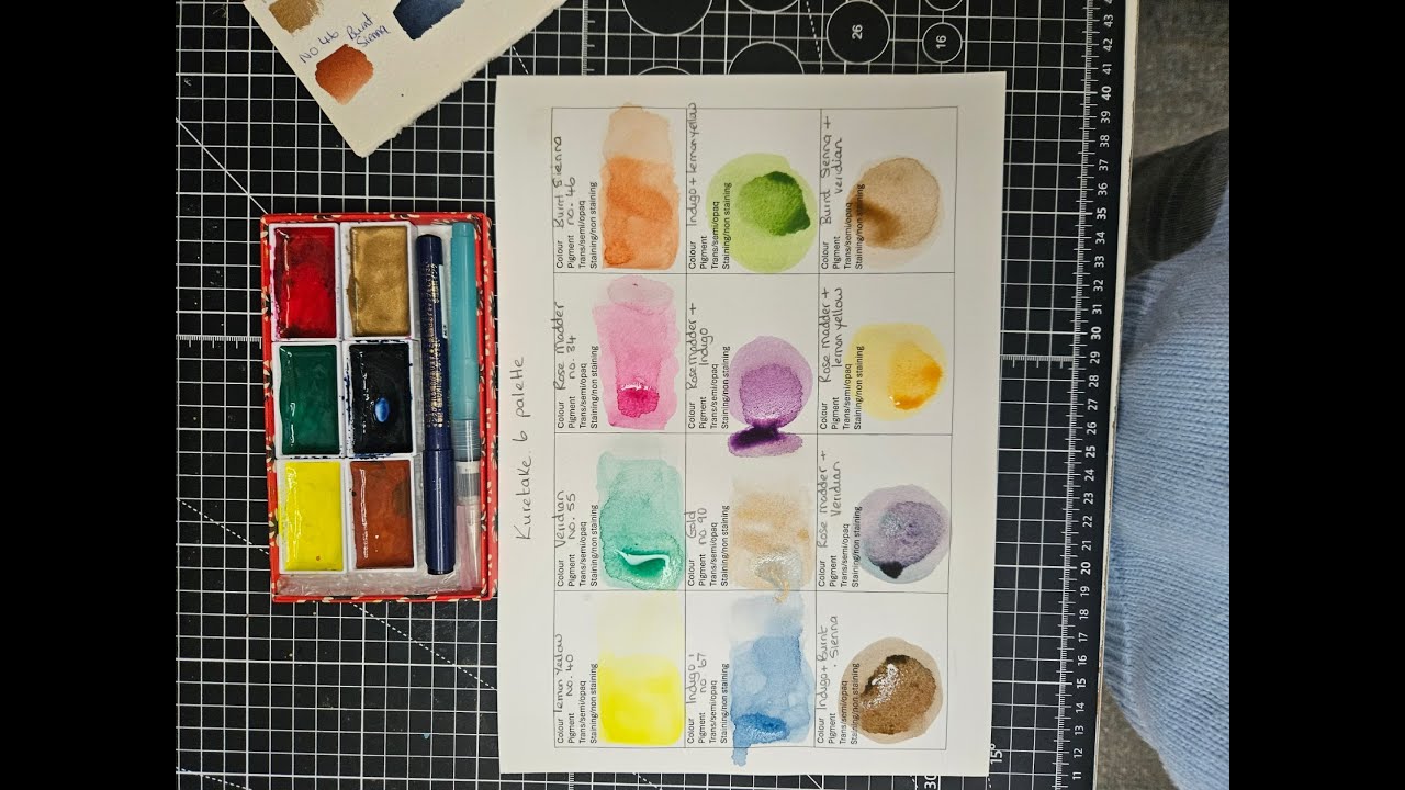 printer paper as swatching paper - YouTube