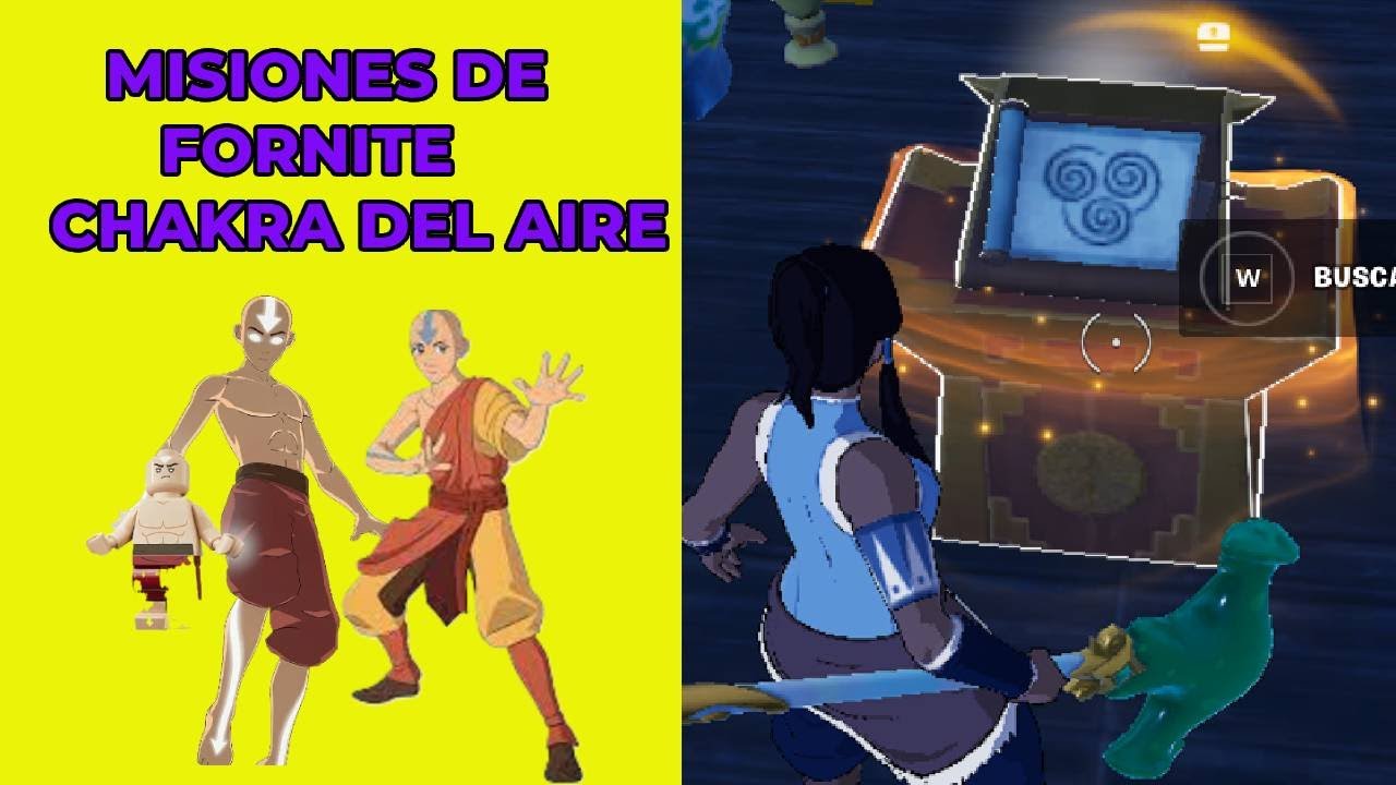 COMO HACER LAS MISIONES DE ELEMENTOS CHAKRA DE LUZ NUEVA SKIN AANG ...