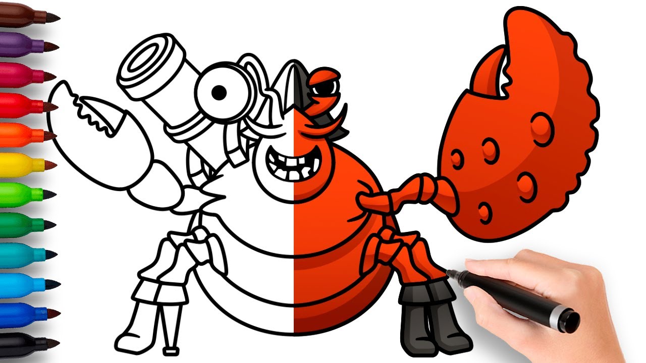 HOW TO DRAW ADMIRAL KRUSTY | Garten of Banban 4 - Easy Step by Step ...