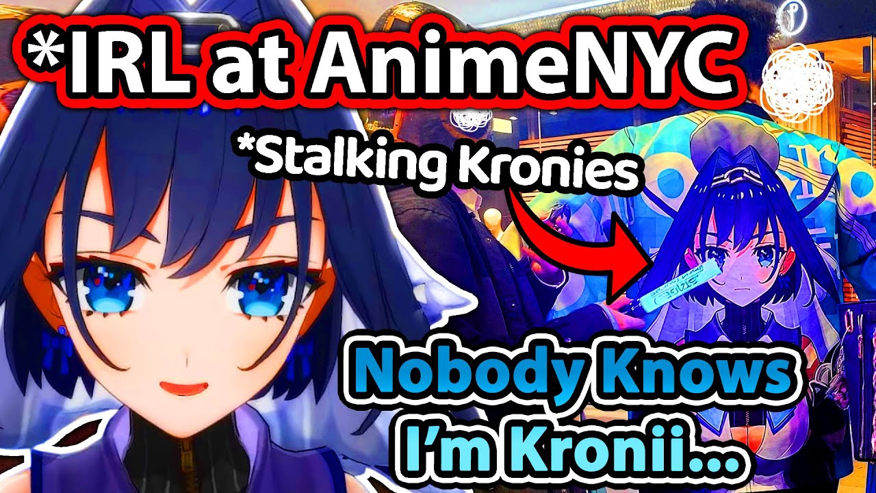 Kronii Stalked her Kronies IRL at Anime NYC when she went Undercover ...