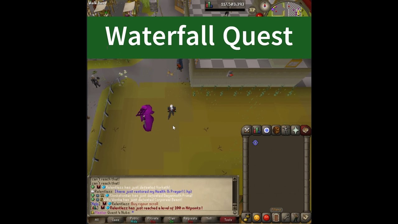 Waterfall Quest - Grinderscape RSPS - YouTube