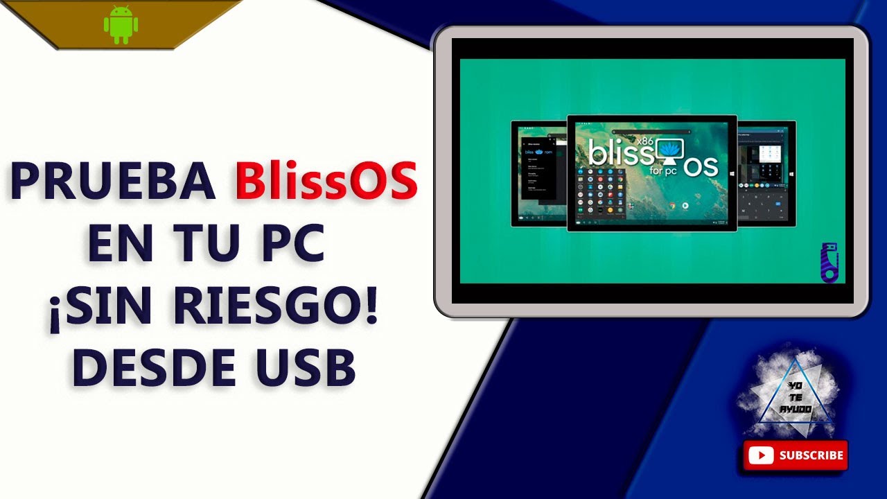 Prueba Bliss OS en tu PC | Android 9 o 10 desde USB en tu PC | Sin ...