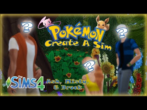 Ash, Misty, and Brock! | Sims 4 Pokemon CAS - YouTube