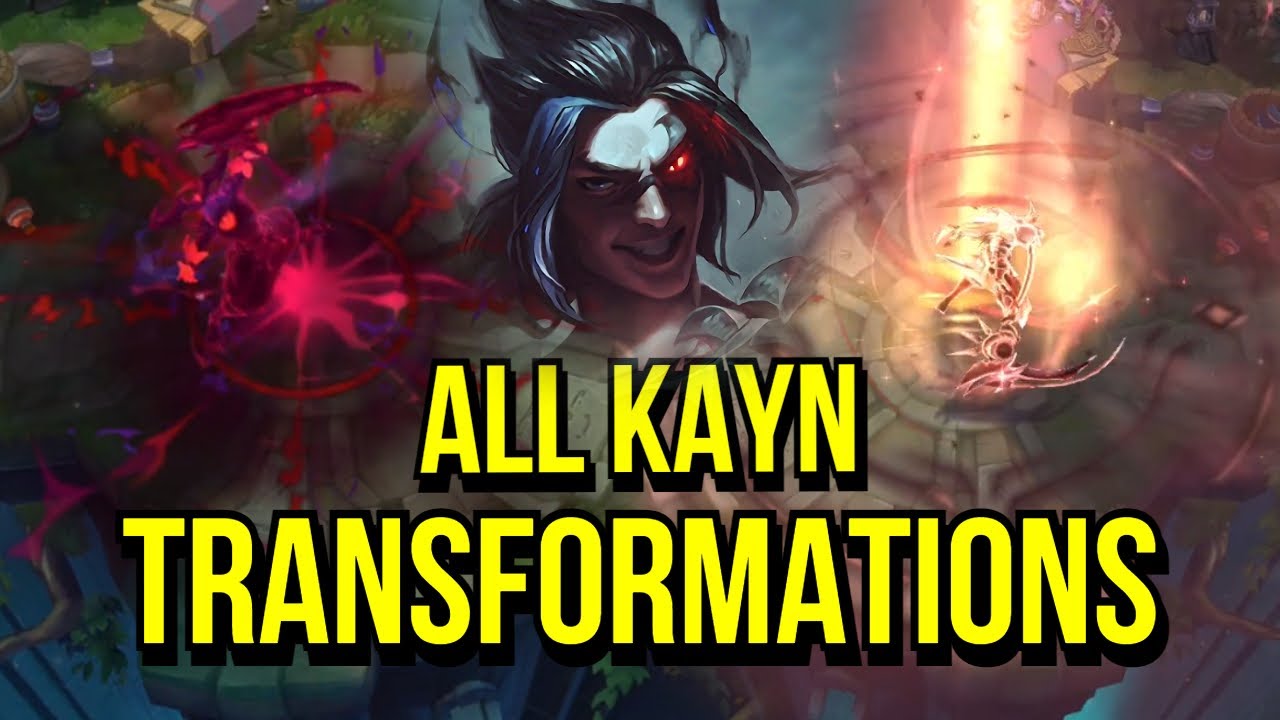All Kayn Tranformation Animations | All Skins | League of Legends - YouTube