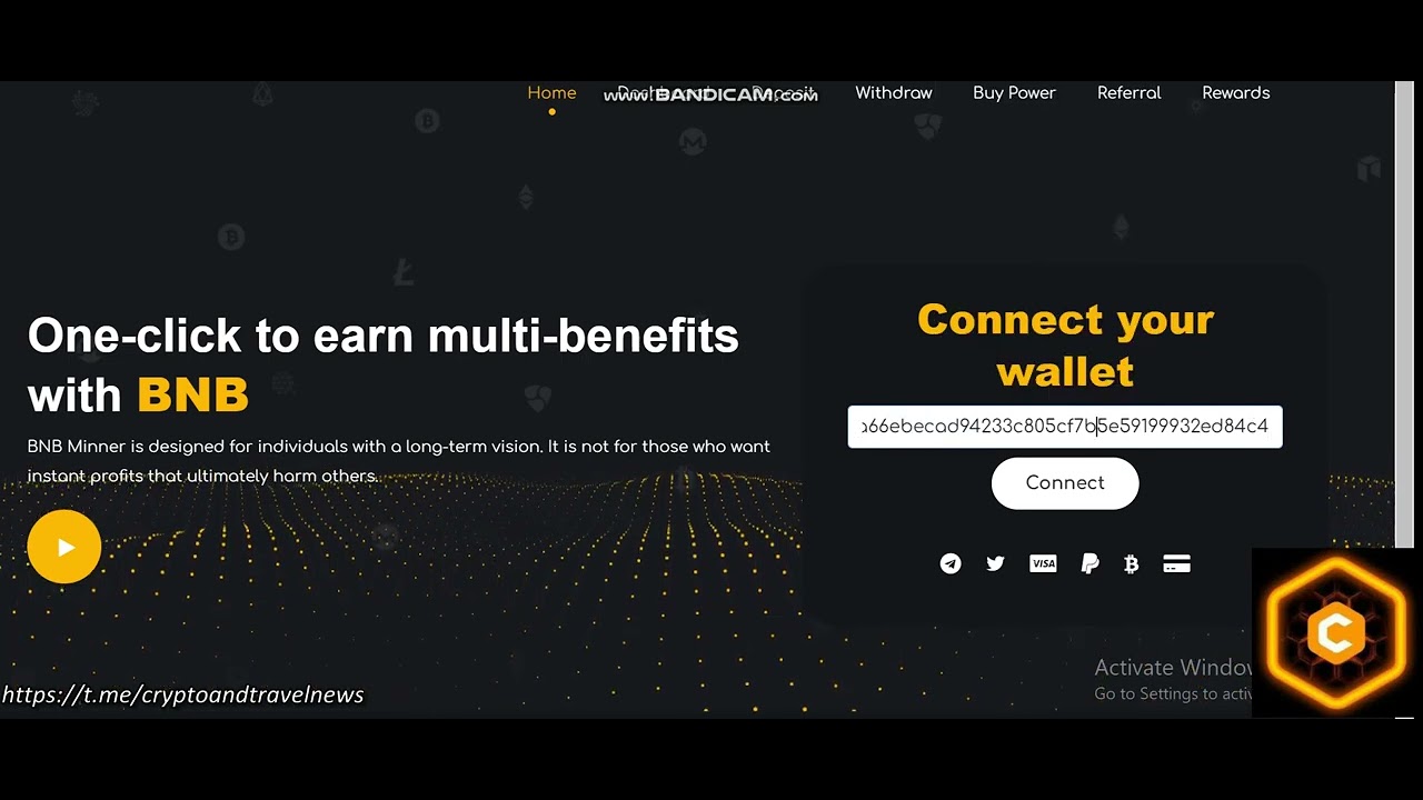 Free BnB with 1 T/S power in bnb minner site registration and full ...