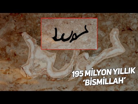 Antalya'da 195 milyon yıllık mermerde 'Bismillah' yazısı keşfedildi!