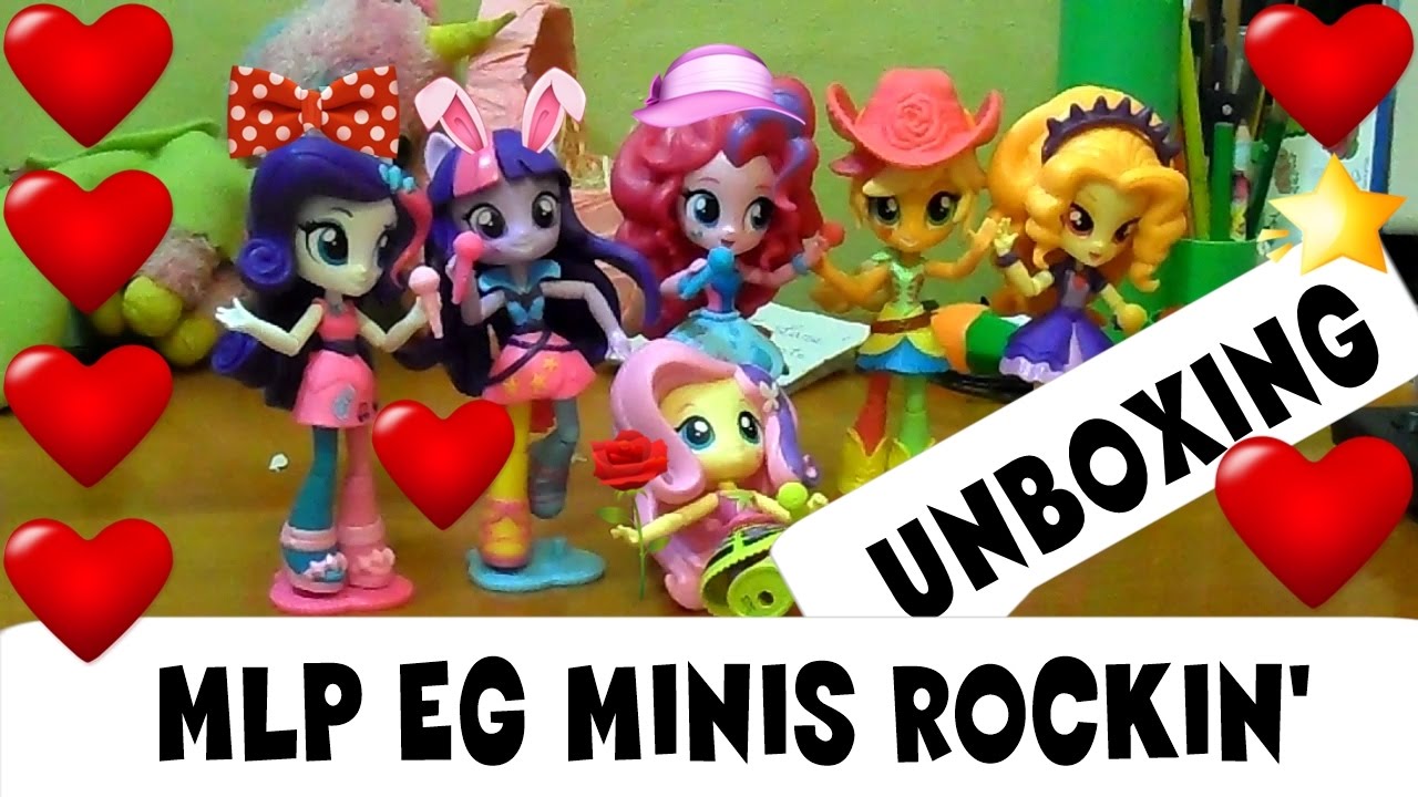 MLP Eg MINIS rockin' UNBOXING con ADAGIO DAZZLE hasbro! By Lara e Babou ...