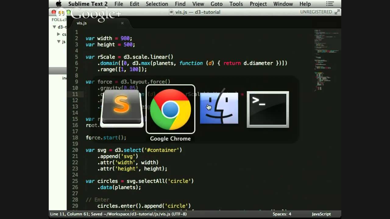 D3js Youtube
