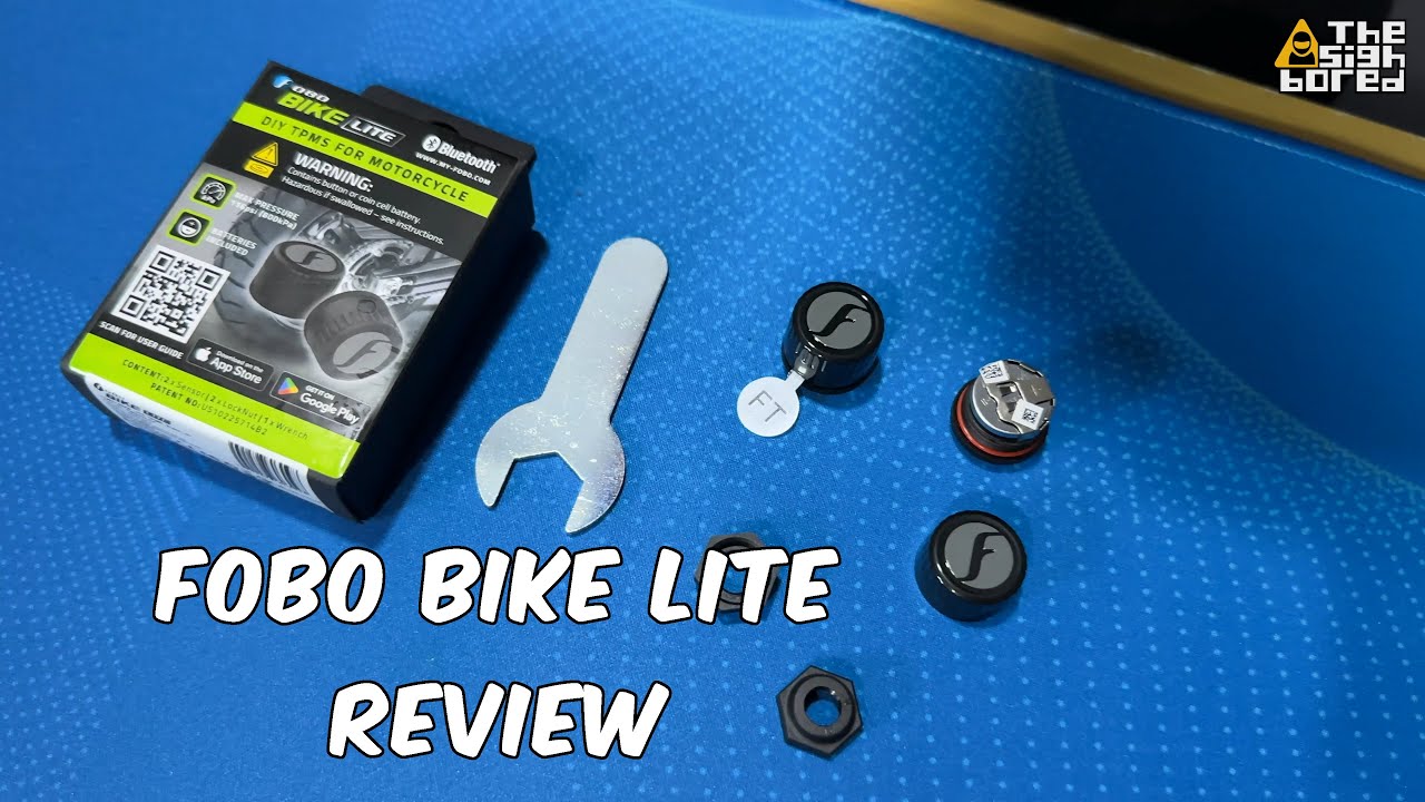 Fobo Bike Lite | Tire Pressure Monitoring System | Install and Review ...