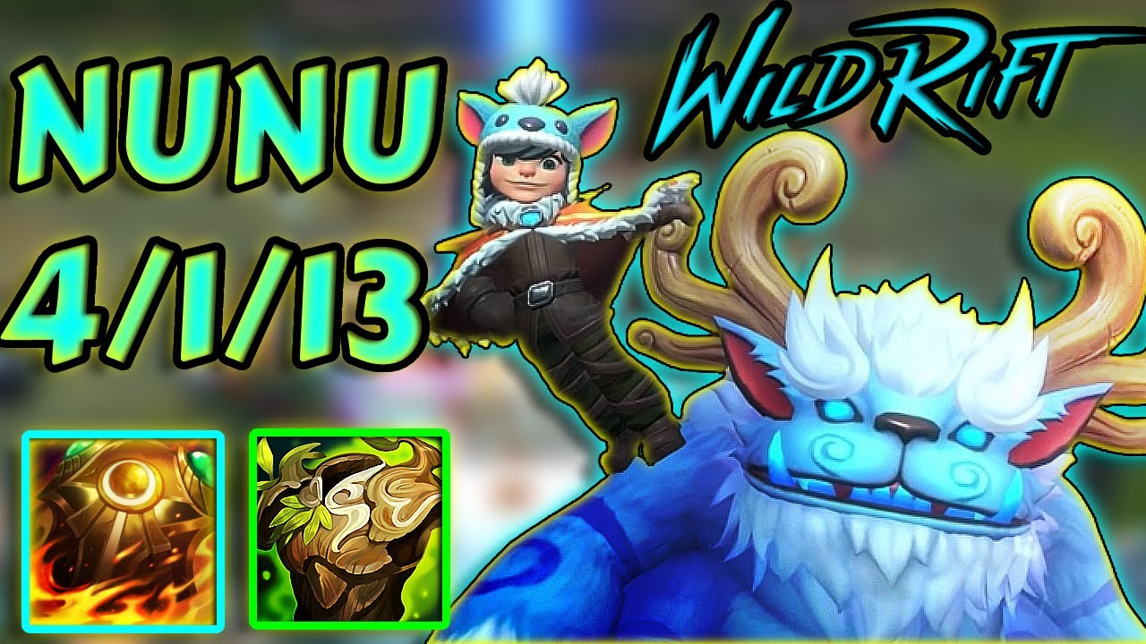 NUNU JUNGLE IS OP IN WILD RIFT | FULL BUILD AND RUNES - YouTube