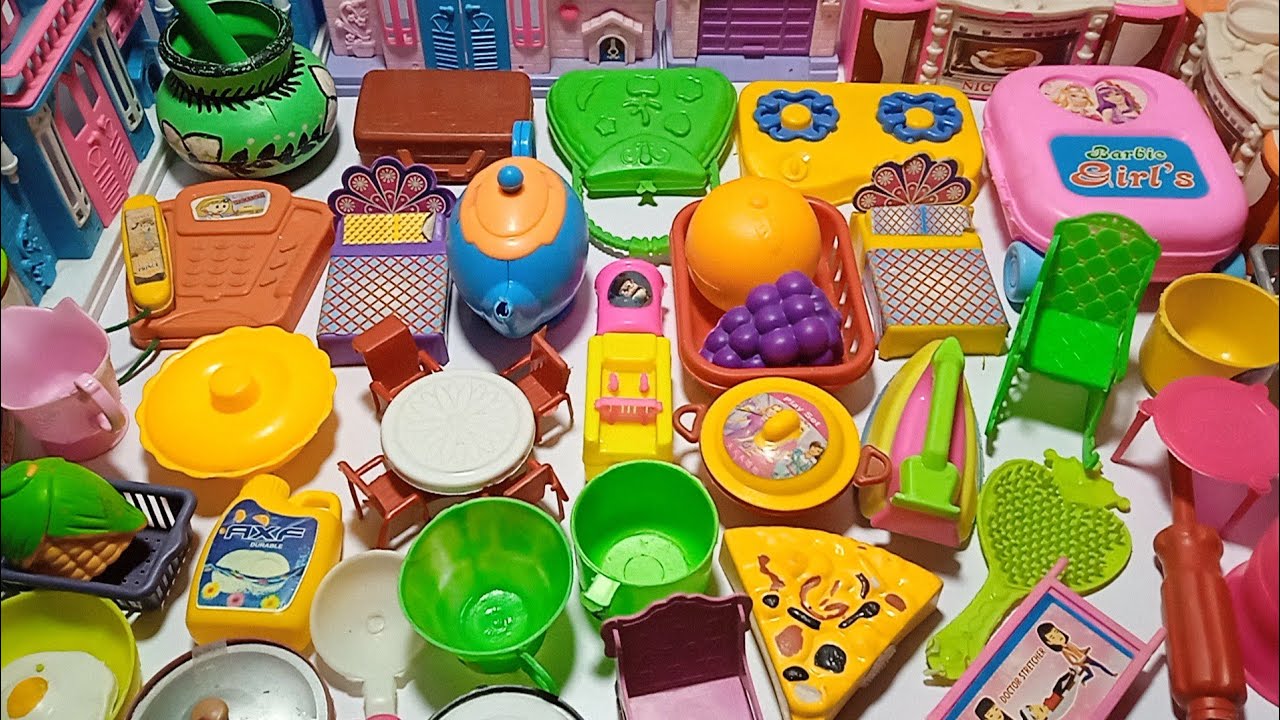 4 Minutes Satisfyingly with Unboxing Hello kitty Mini kitchen play Set ...