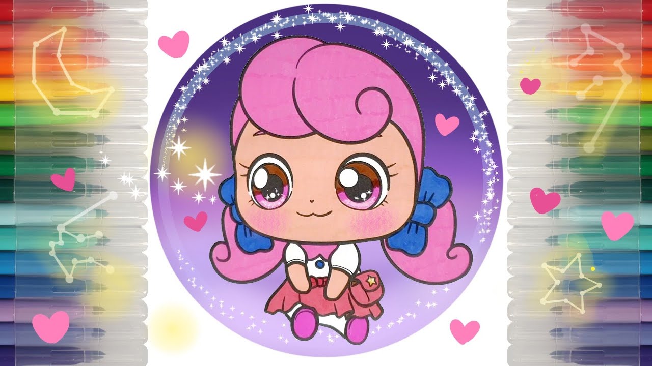 🎀색칠놀이🎀 슈팅스타 캐치티니핑 로미핑 색칠하기🎨 Shooting star Catch teenieping ROMIPING ...