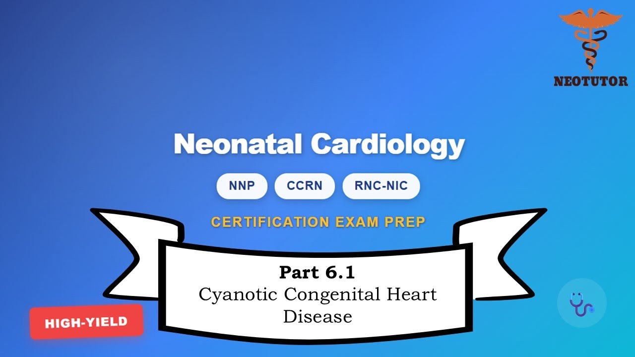 Neonatal Nursing Certification Review: Section 3 Cardiac Part 6.1 ...