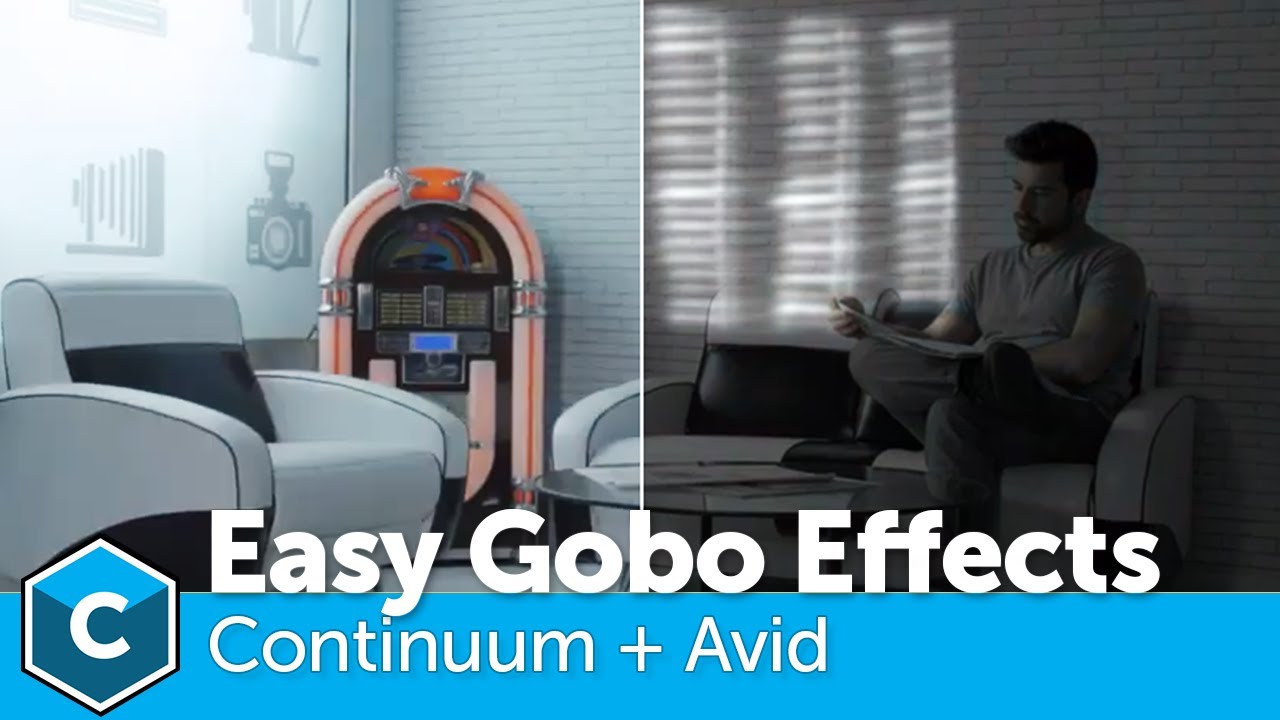 Continuum: Easy Gobo Effects inside Avid Media Composer - YouTube