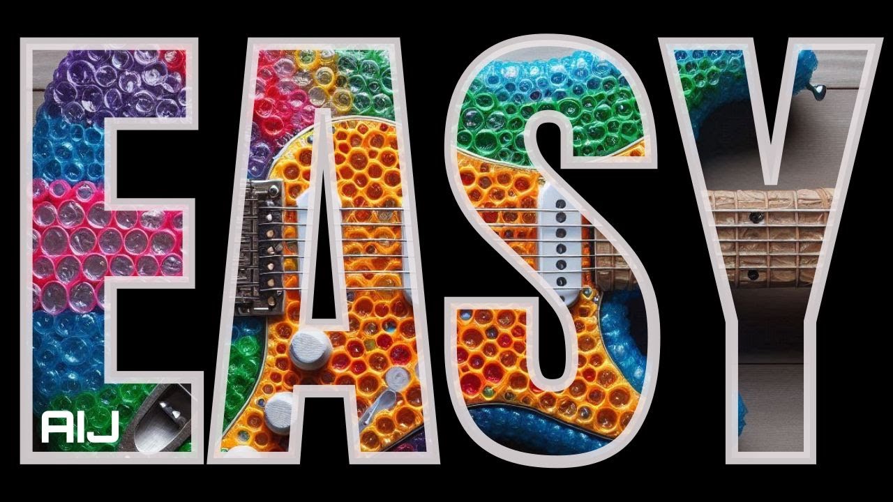 Easy Melodic A Major Pop Backing Track Guitar Jam - YouTube