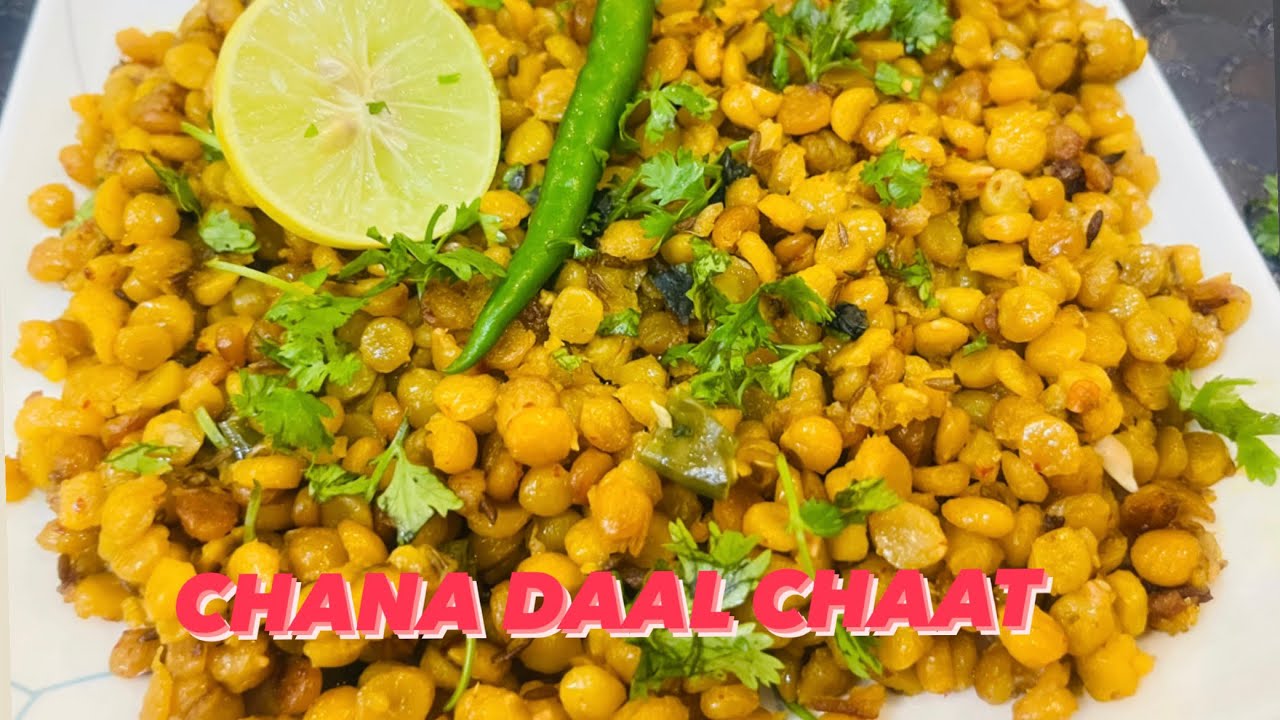 CHANA DAAL CHAT RECIPE |CHATPATI CHANA DAAL |HEALTHY AND NUTRITIOUS ...