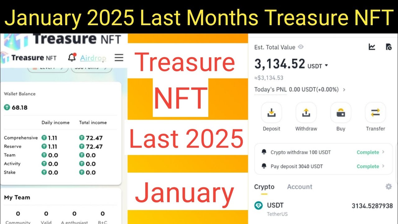 Treasure NFT New Update| January 2025 Last Month Treasure NFT| Treasure ...