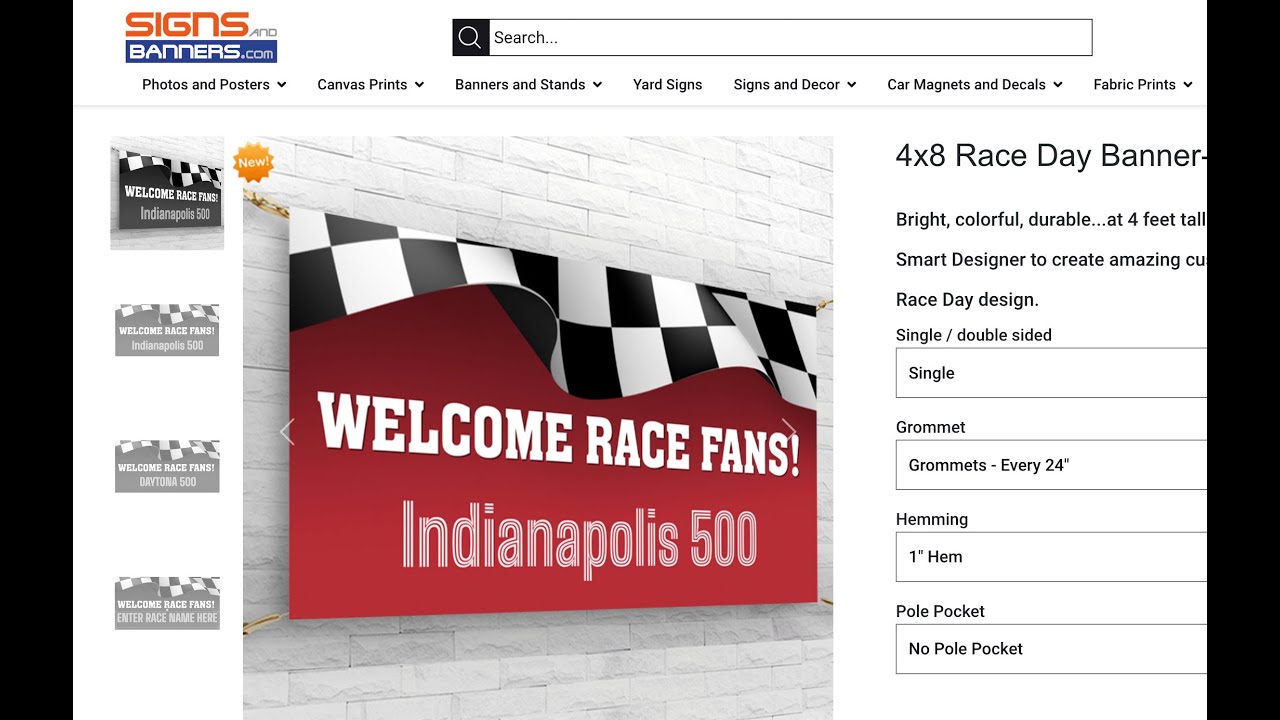 Customize Your Race Banner in under a minute! - YouTube