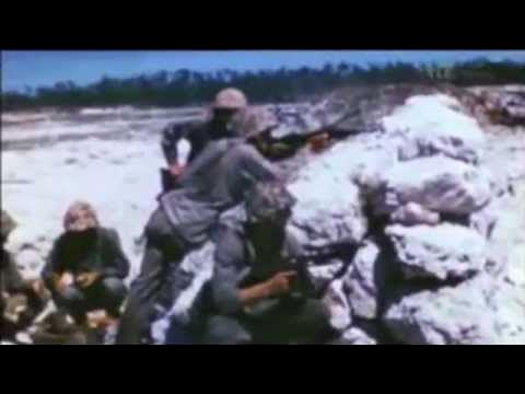 WW2 Battle of Peleliu : Color Footage - YouTube