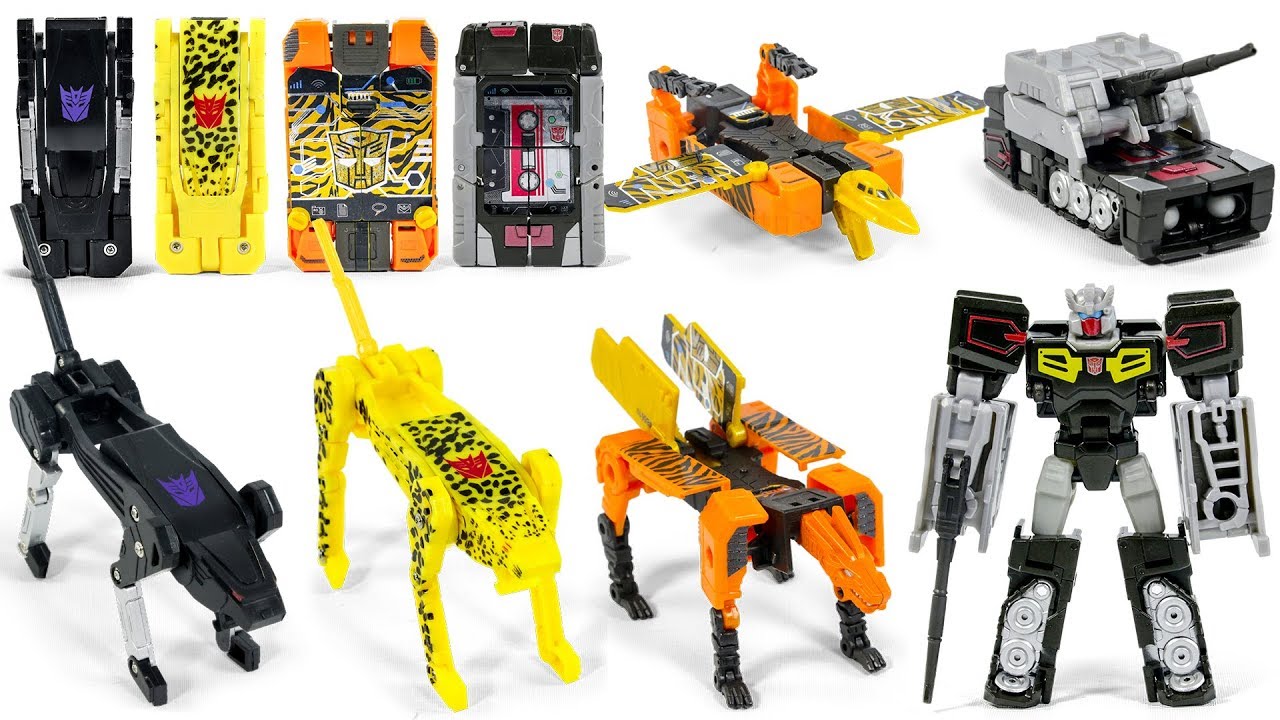 Transformers TitansReturn Autobot Stripes Rewind Jaguar Black Leopard ...