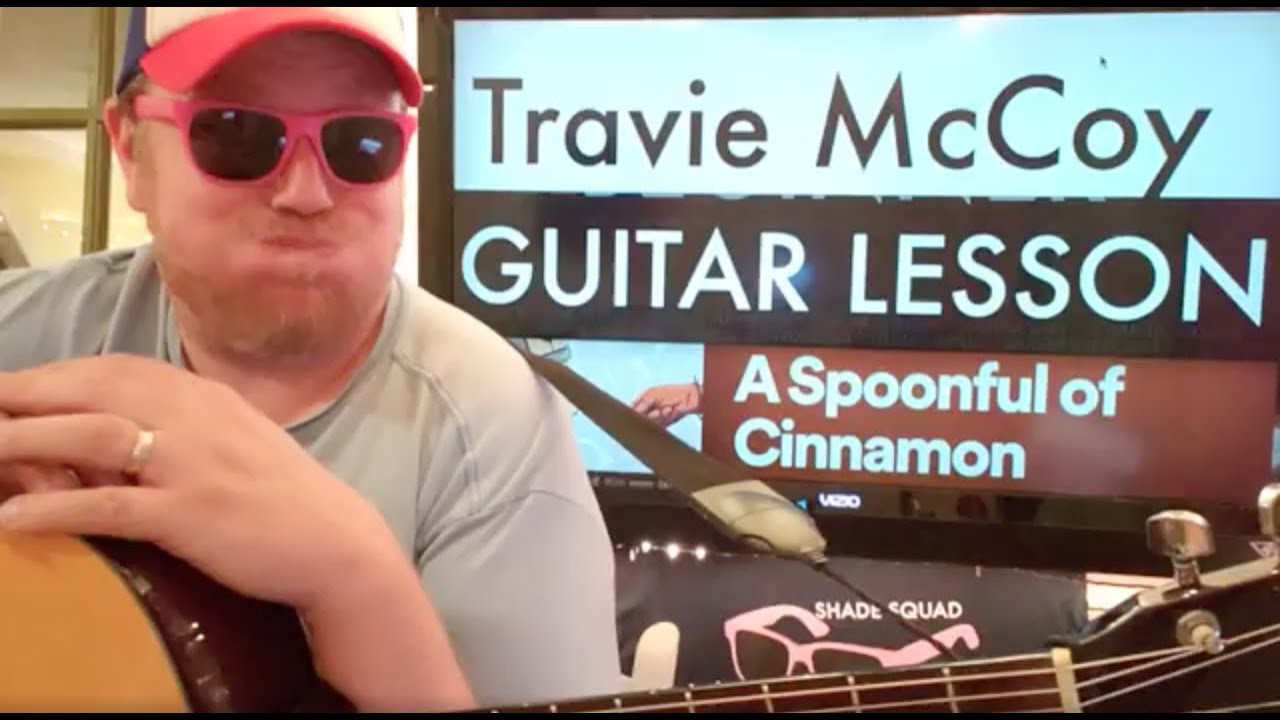 How To Play A Spoonful of Cinnamon Guitar Travis McCoy / easy guitar ...