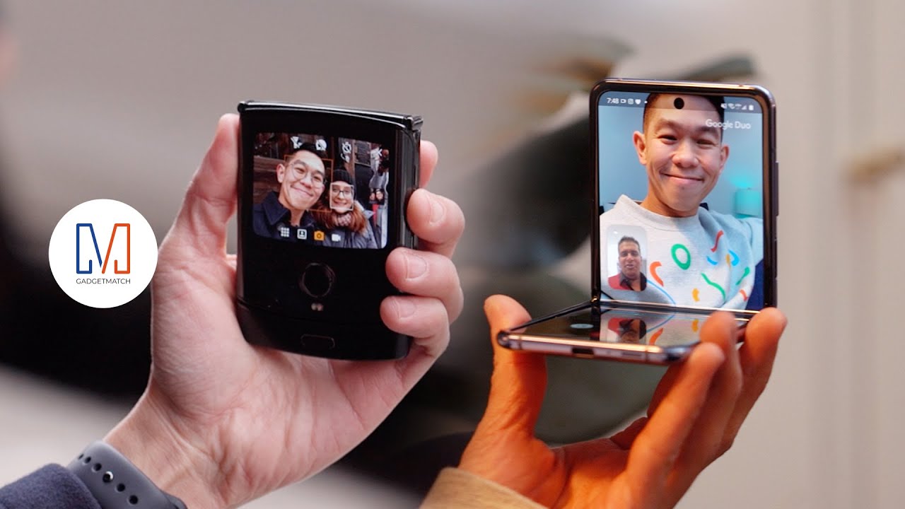 Galaxy Z Flip vs Moto Razr: Real World Comparison & Review - YouTube