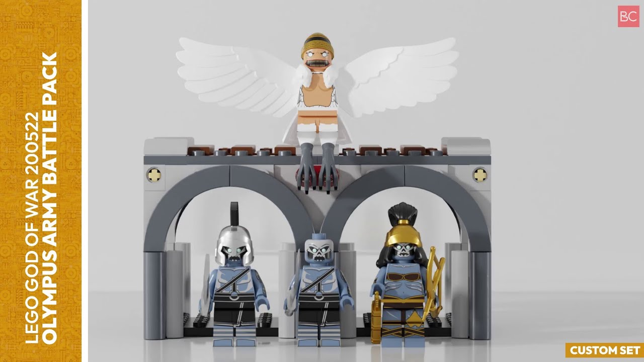 LEGO God of War 200522 - Olympus Army Battle Pack (Custom Set) - YouTube