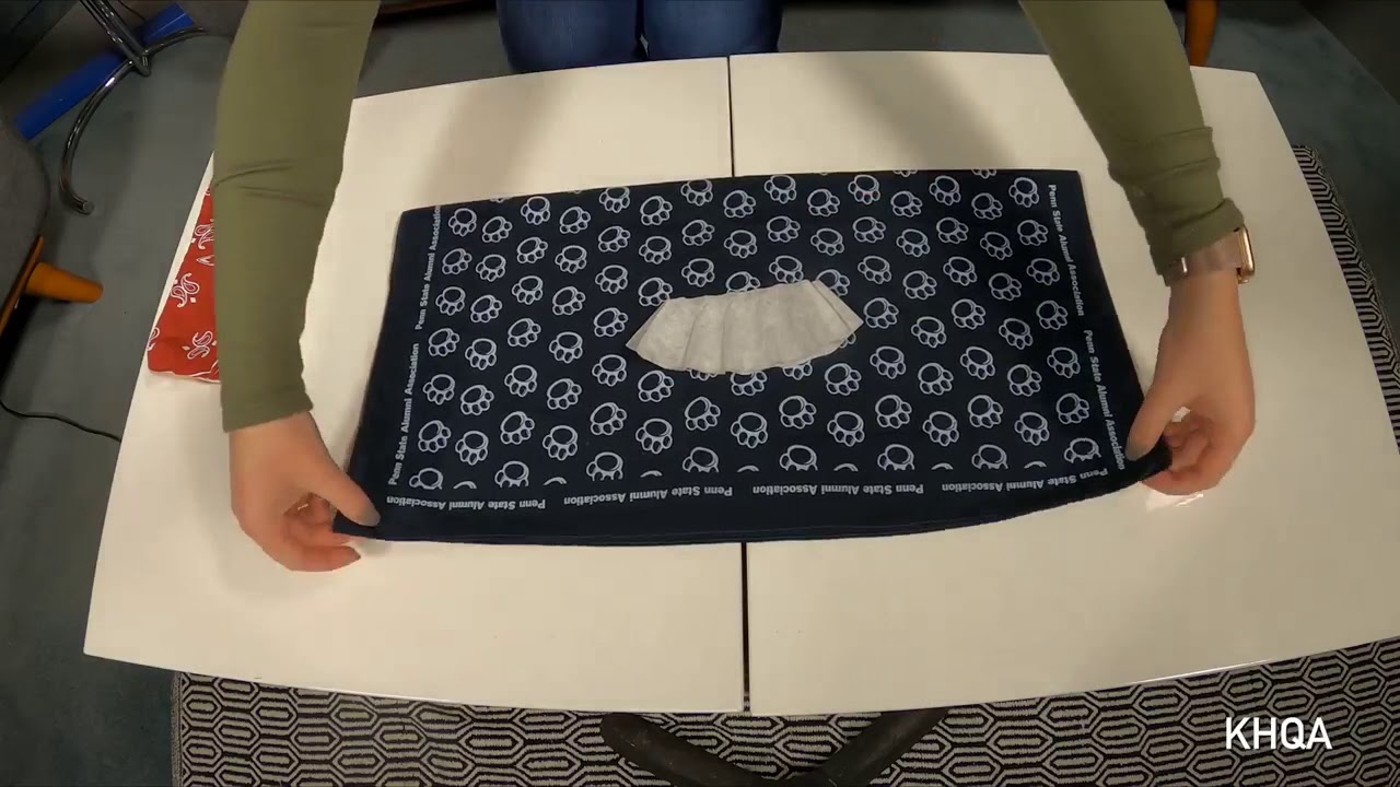 KHQA - How to make your own CDC-recommended no-sew face mask - YouTube