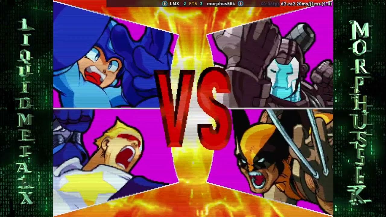 MvC1: Morphus56K Vs LiquidMetalX - Battle 6 - FT5 x 2 - YouTube