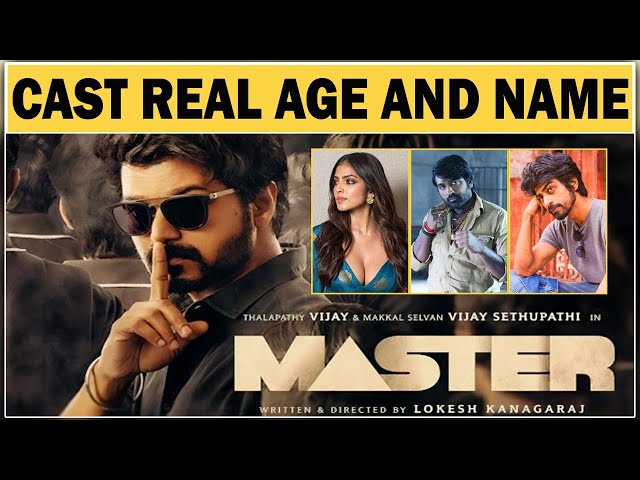 Master Movie Cast Vijay The Master | Hindi Dubbing Wiki | Fandom