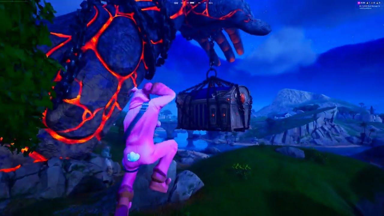 Fortnite giant arm event!!!!!! - YouTube