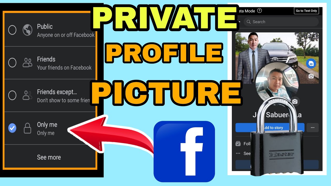 PAANO E- PRIVATE ANG PROFILE PICTURE SA FACEBOOK | JOVTV - YouTube