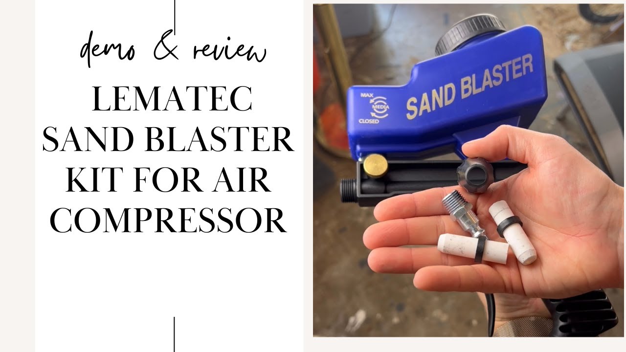 Unboxing, Set Up and DEMO of LEMATEC Sand Blasting Kit on Old Rattan ...
