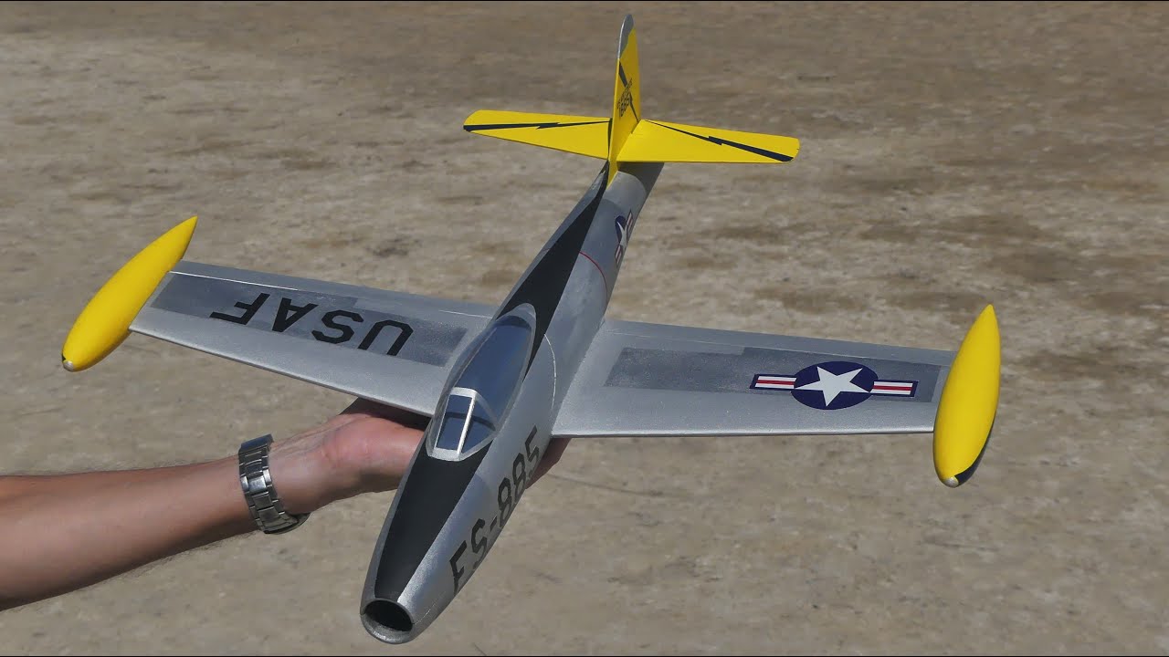 RC F-84 Thunderjet completed - YouTube