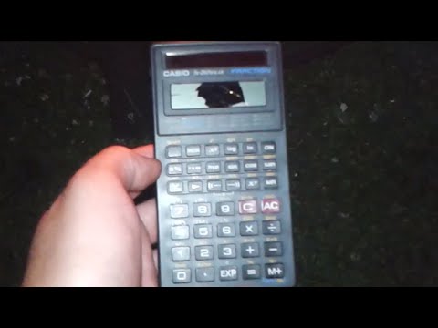 Burning Broken Casio Calculator - YouTube