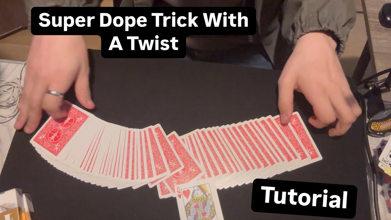 How to fool anyone with a twist: card trick tutorial - YouTube