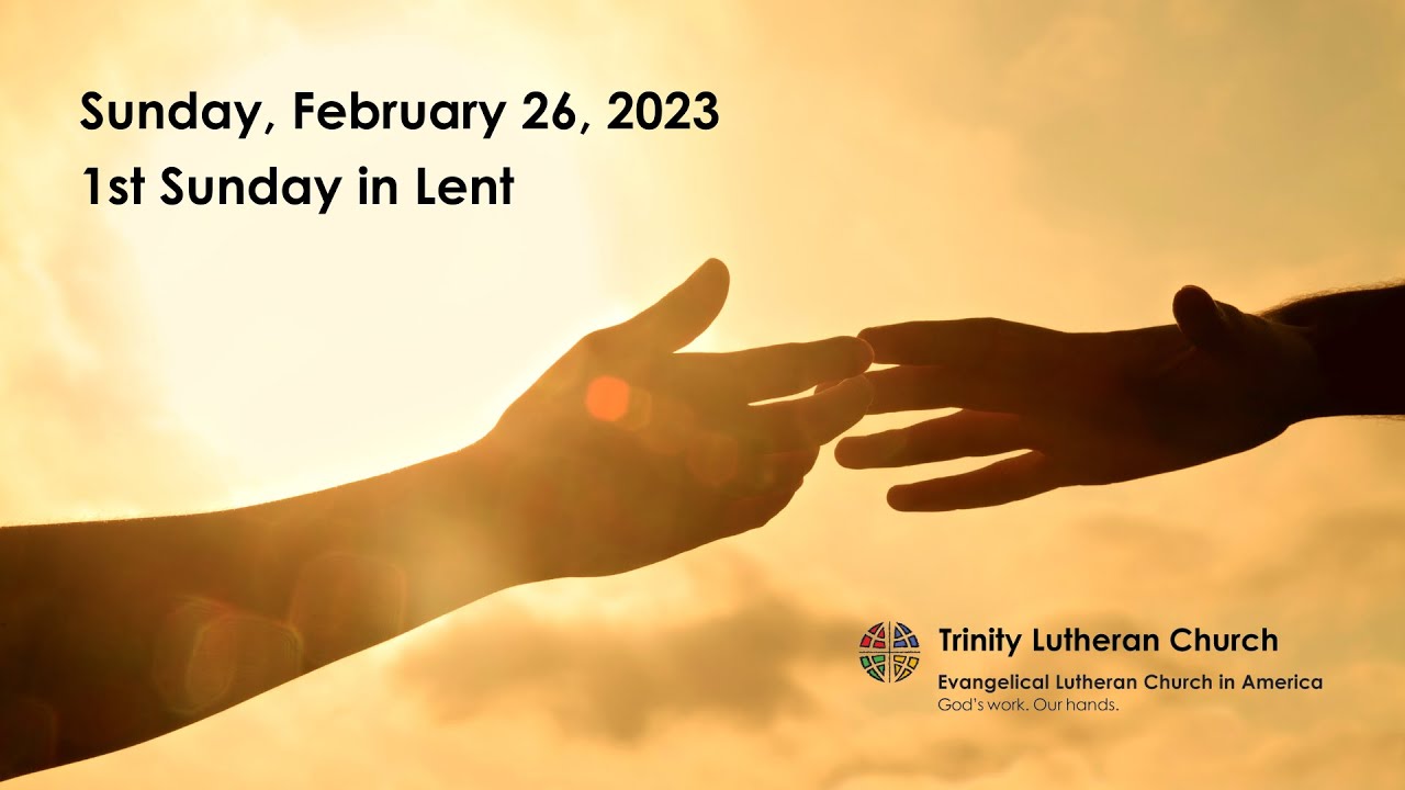 Sunday Worship - February 26, 2023 - Lent 1A - YouTube